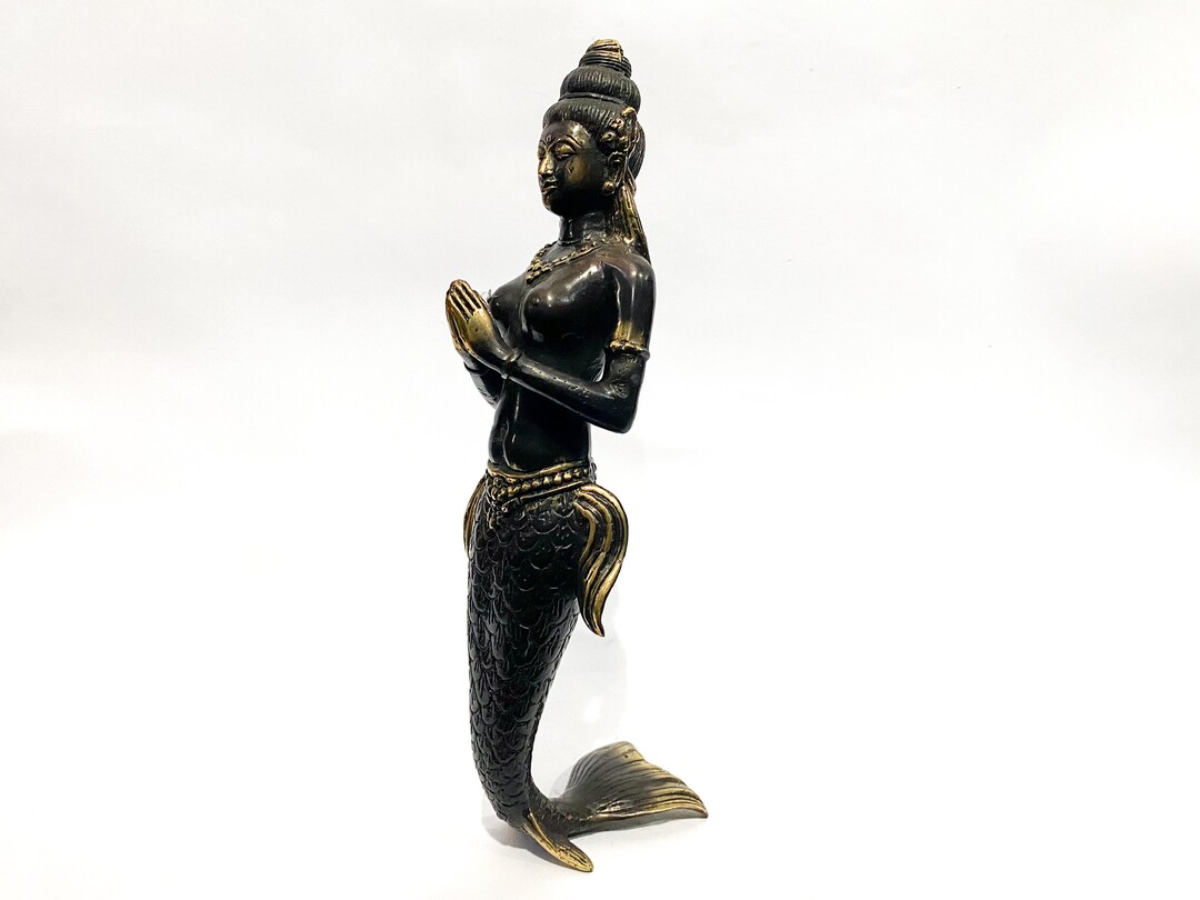 Suvannamaccha Mermaid Figurine 10.2", Christmas Gift, Matsya Mermaid ...