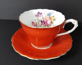 Orange Tea Cup - Etsy