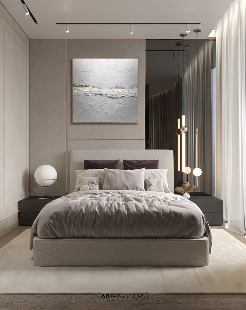 Large Abstract White Painting White Paintings White 3D - Etsy