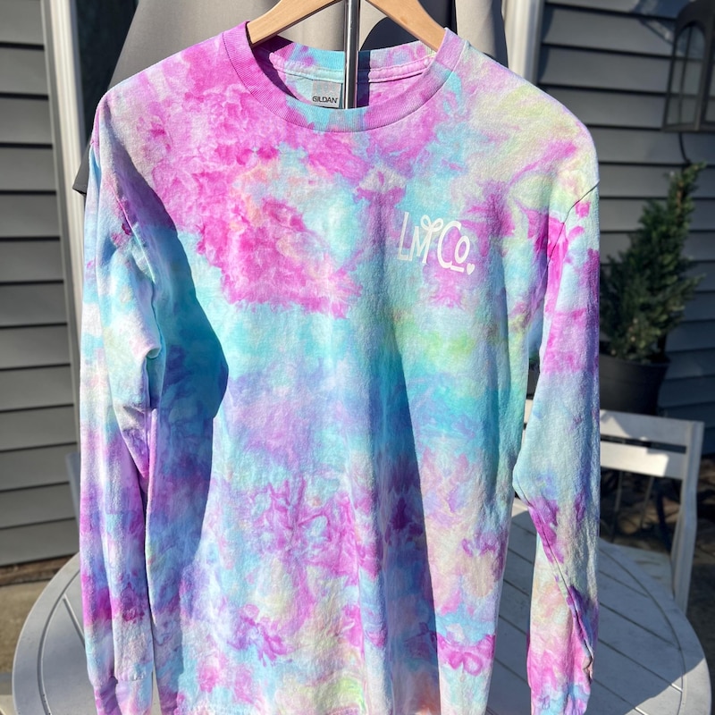 Ice Dyed Woman's Tshirts - Etsy
