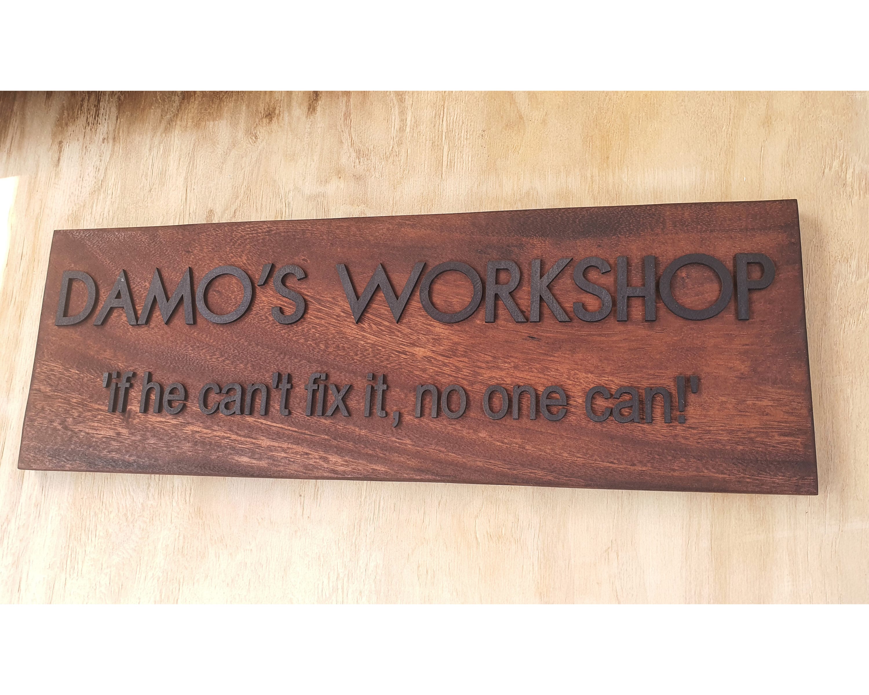 Real Wood Sign Board