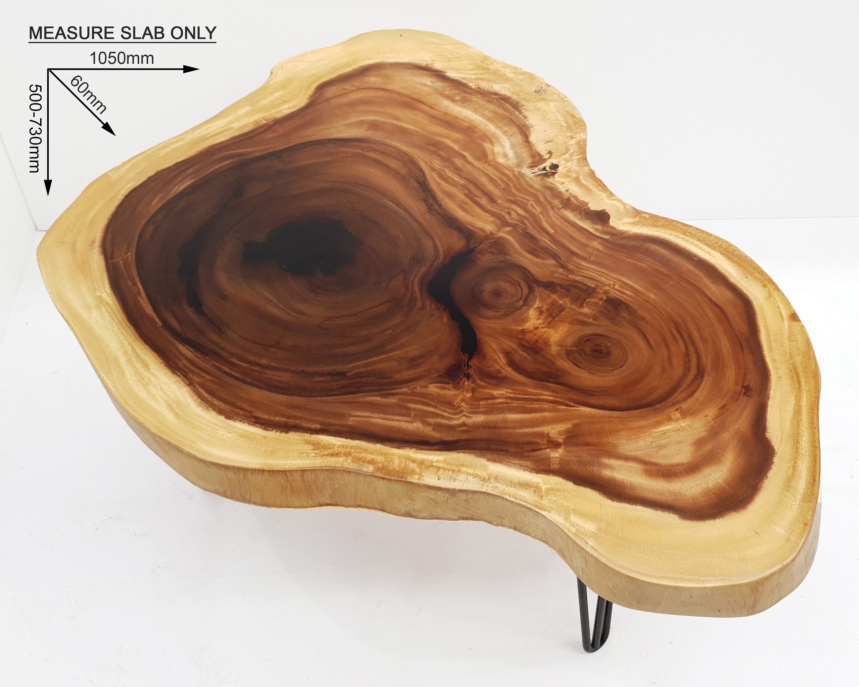 COF030- Live Edge Monkeypod Wood Coffee Table - Etsy