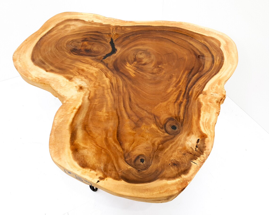 COF027 Live Edge Triangular Coffee Table - Etsy