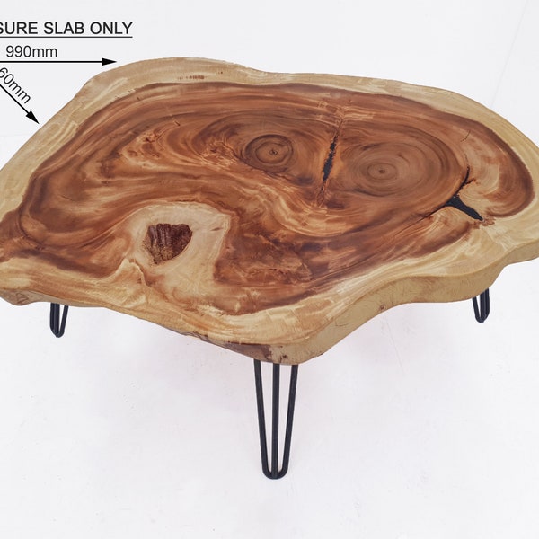 Light Brown Round Wood Coffee Table - Etsy