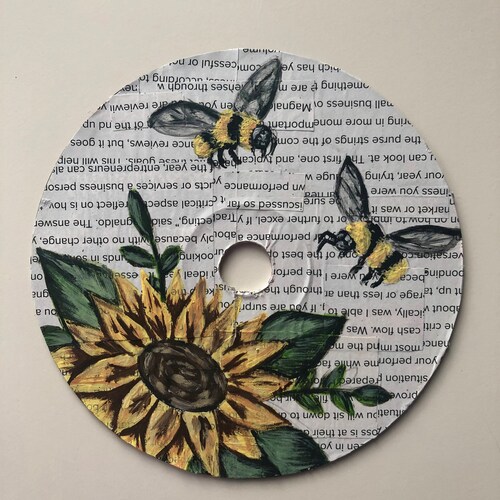 Custom Hand Painted CD Room Decortransparent Indie Aesthetic - Etsy