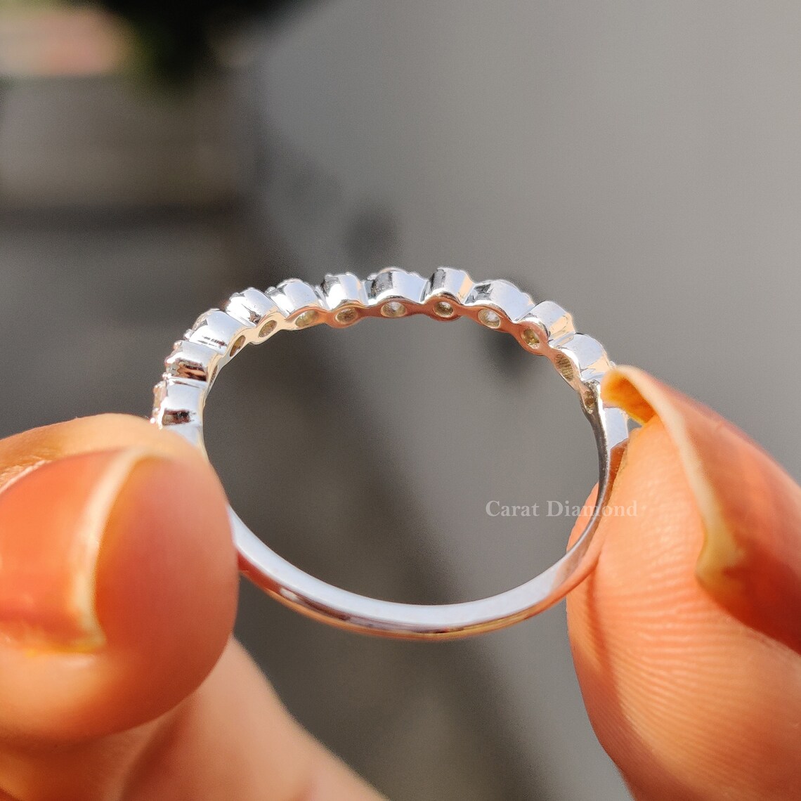 Marquise Shape Outline Curved 0.22 TCW Round Colorless - Etsy