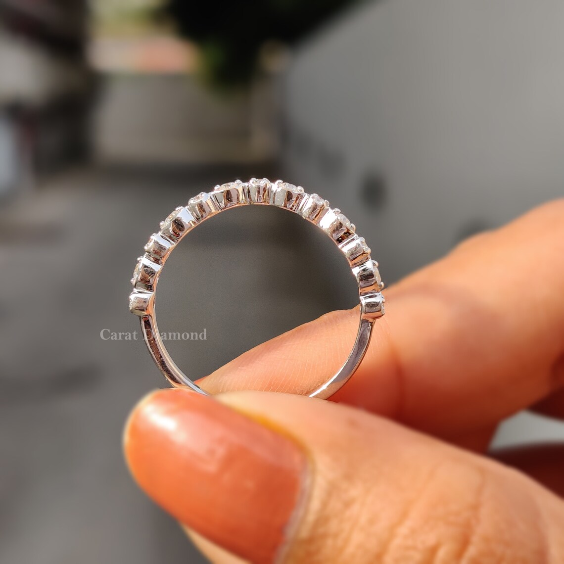 Marquise Shape Outline Curved 0.22 TCW Round Colorless - Etsy