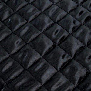 Padded Quilted Satin Lining Fabric, 150cm (59") Wide, Sold by the Meter ...