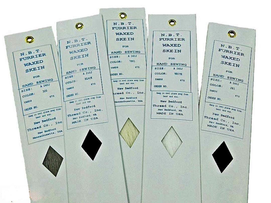 Waxed Silamide NBT Thread, Size A - Etsy