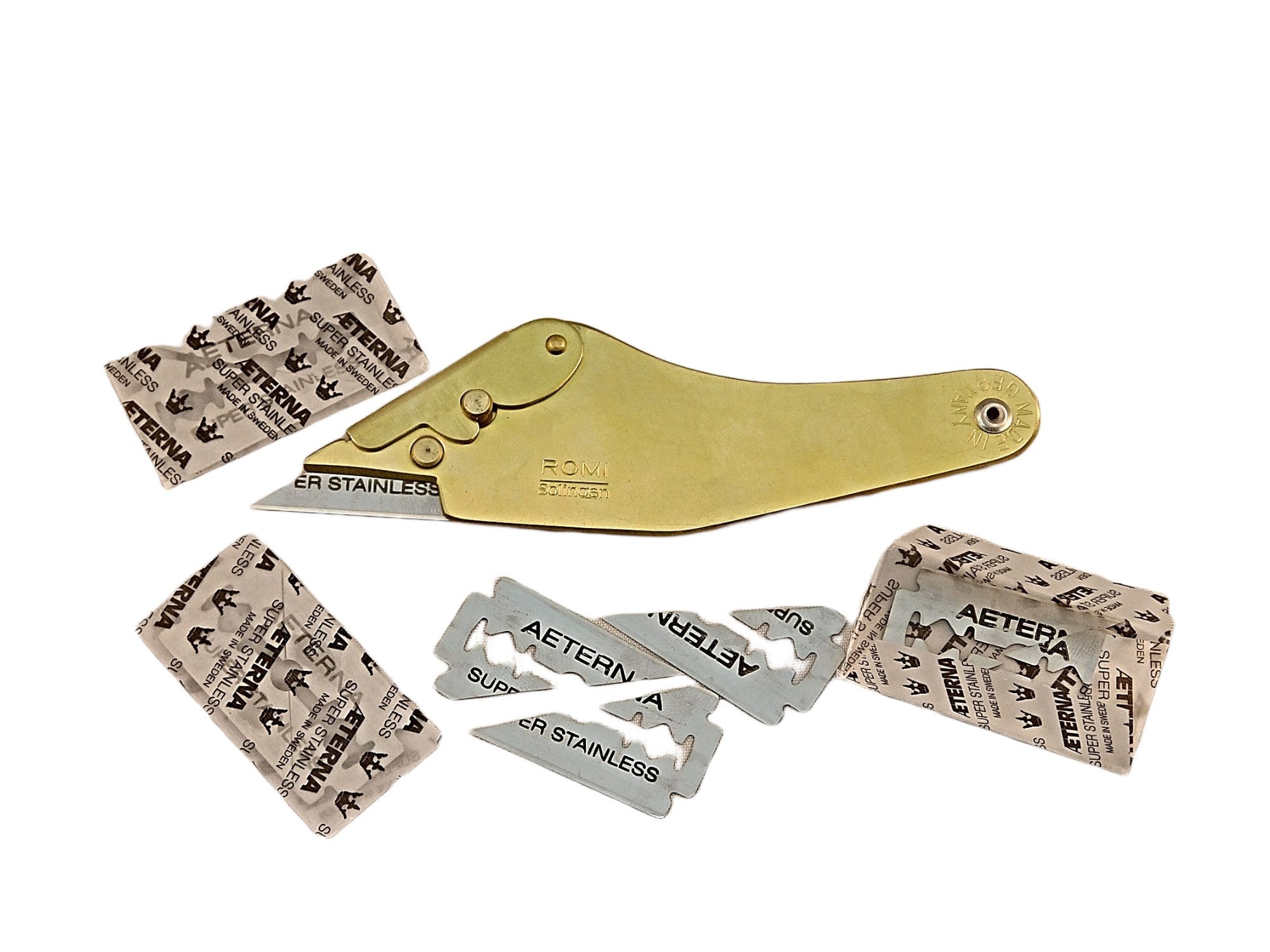 Furrier Brass Blade Holder: Leather & Fur Cutting Tool, Solingen ...