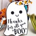 Halloween Ghost Teacher/employee Appreciation Gift Tag - PHYSICAL - Etsy