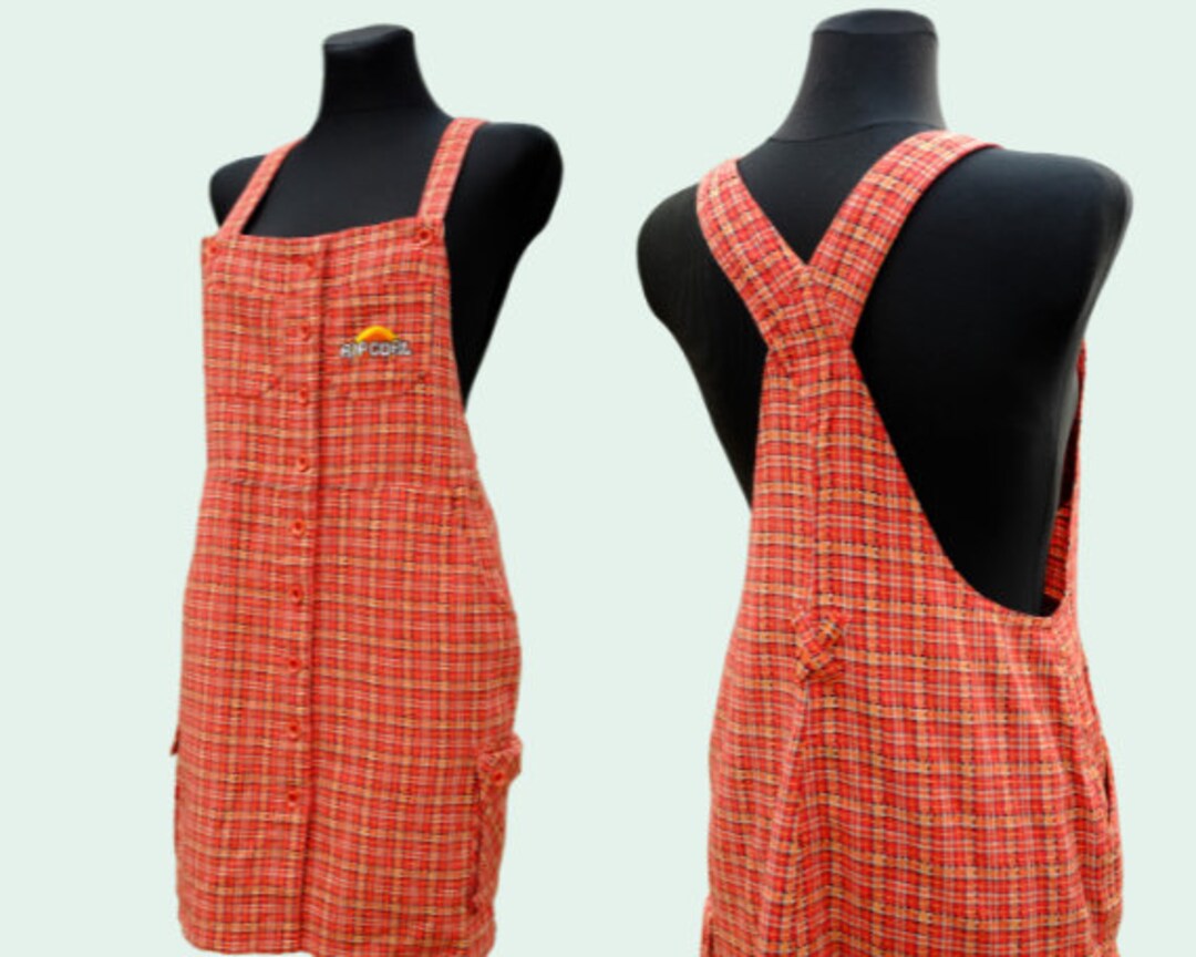 Vintage Rip Curl Red Checked Surfer Dress - Etsy