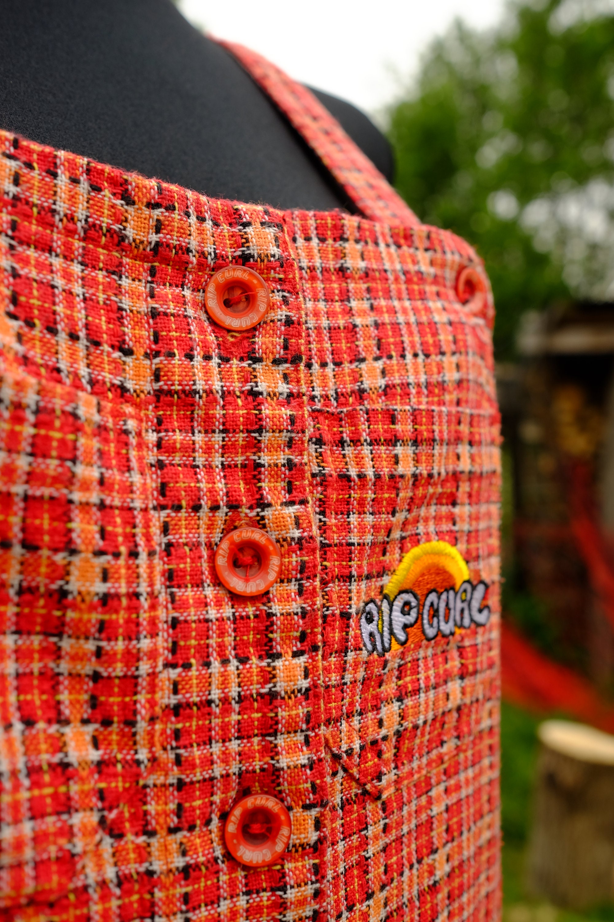 Vintage Rip Curl Red Checked Surfer Dress - Etsy