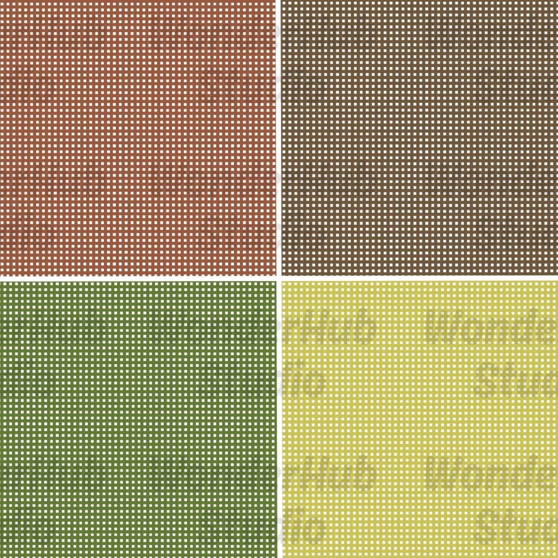 Plaid Digital Paper Pack: Harvest Fall Colors Scrapbook Patterns ...