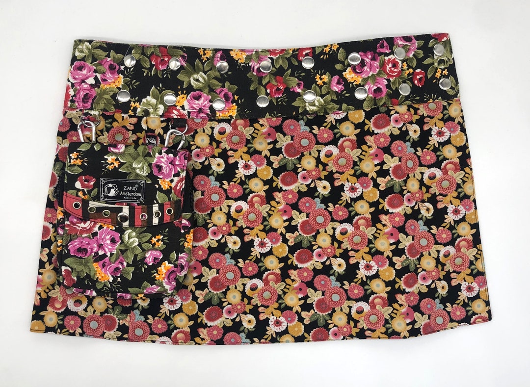 Short and Long Unique Reversible Wrap Skirt, One-size-fits-all, Six ...