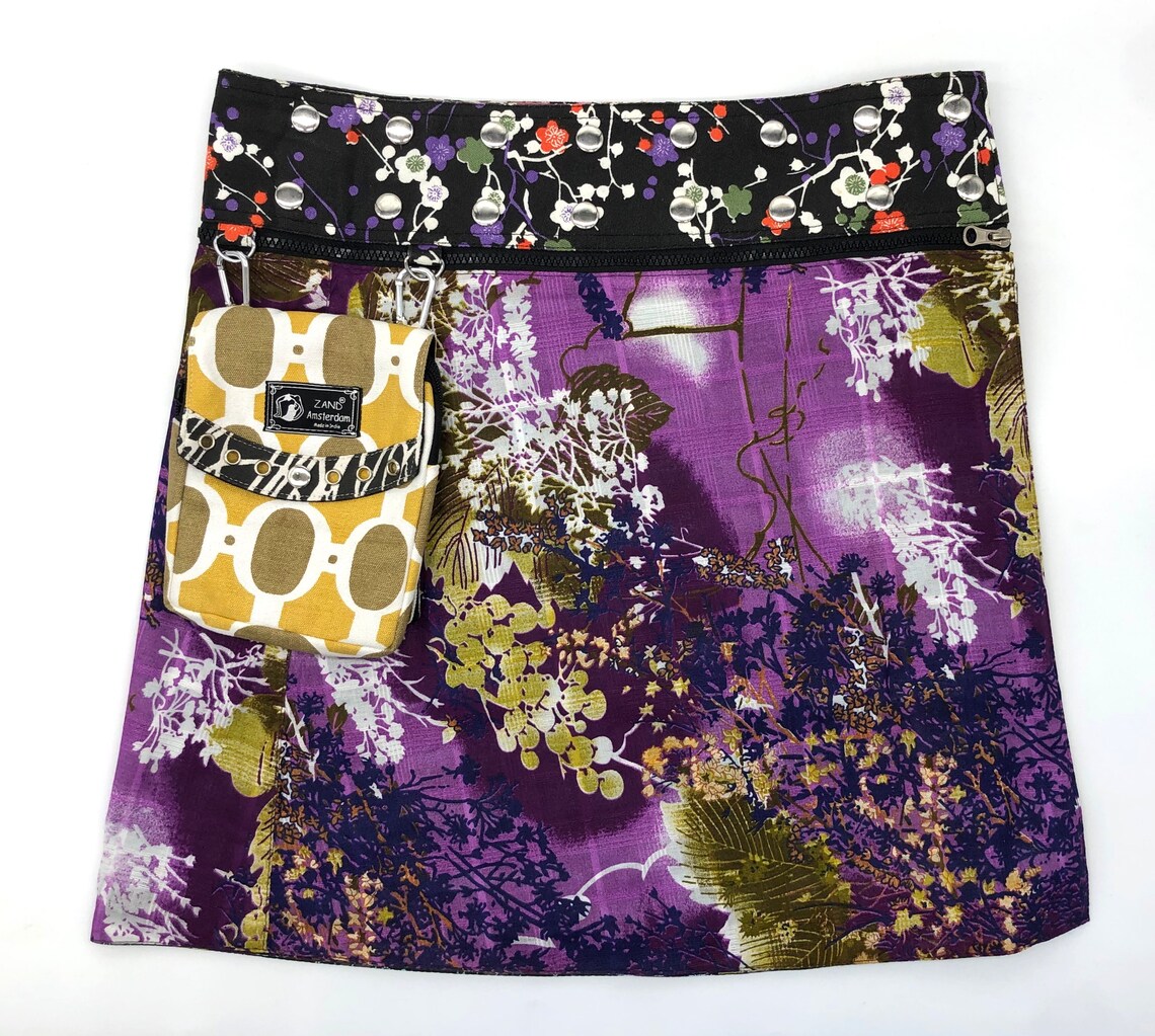 Short and Long Unique Reversible Wrap Skirt, One-size-fits-all, Six ...