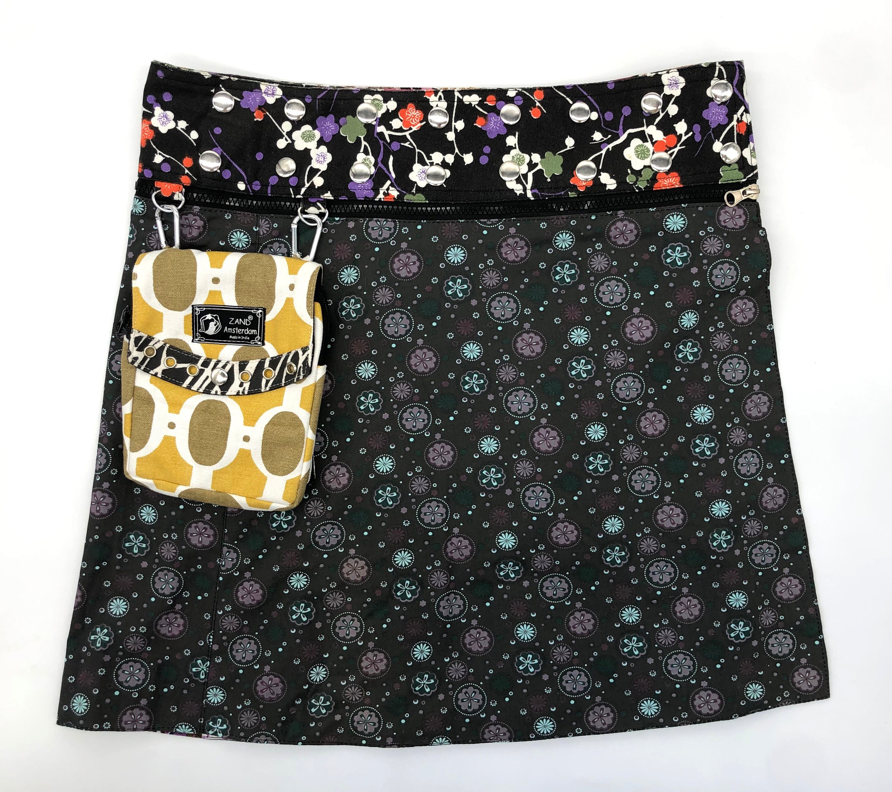 Short and Long Unique Reversible Wrap Skirt, One-size-fits-all, Six ...