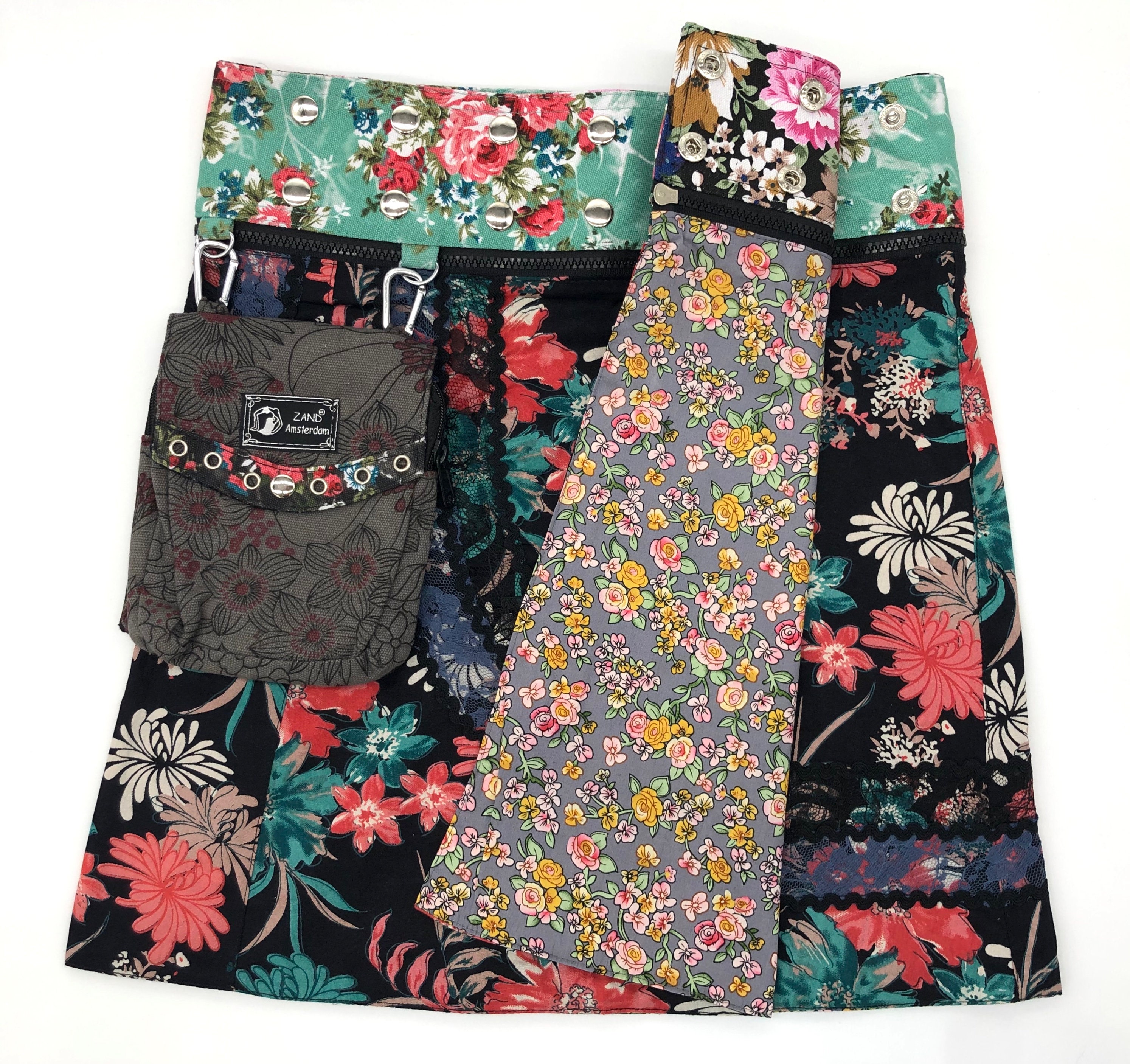 Unique Reversible Wrap Skirt, One-size-fits-all, Four-skirts-in-one ...