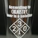 According to Chemistry Beer is a Solution Pint Glass | Laser Engraved ...