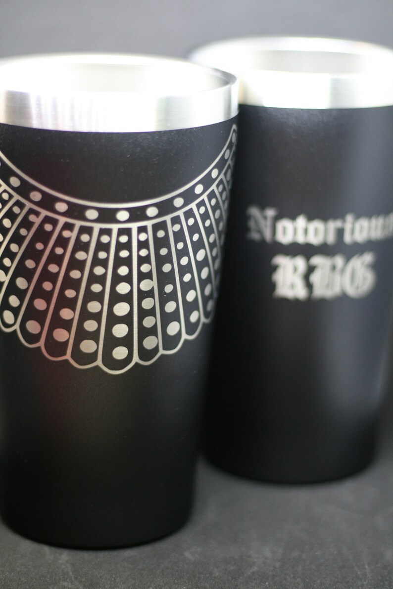 RBG Insulated Mug Notorious RBG Dissent Collar Coffee Mug - Etsy
