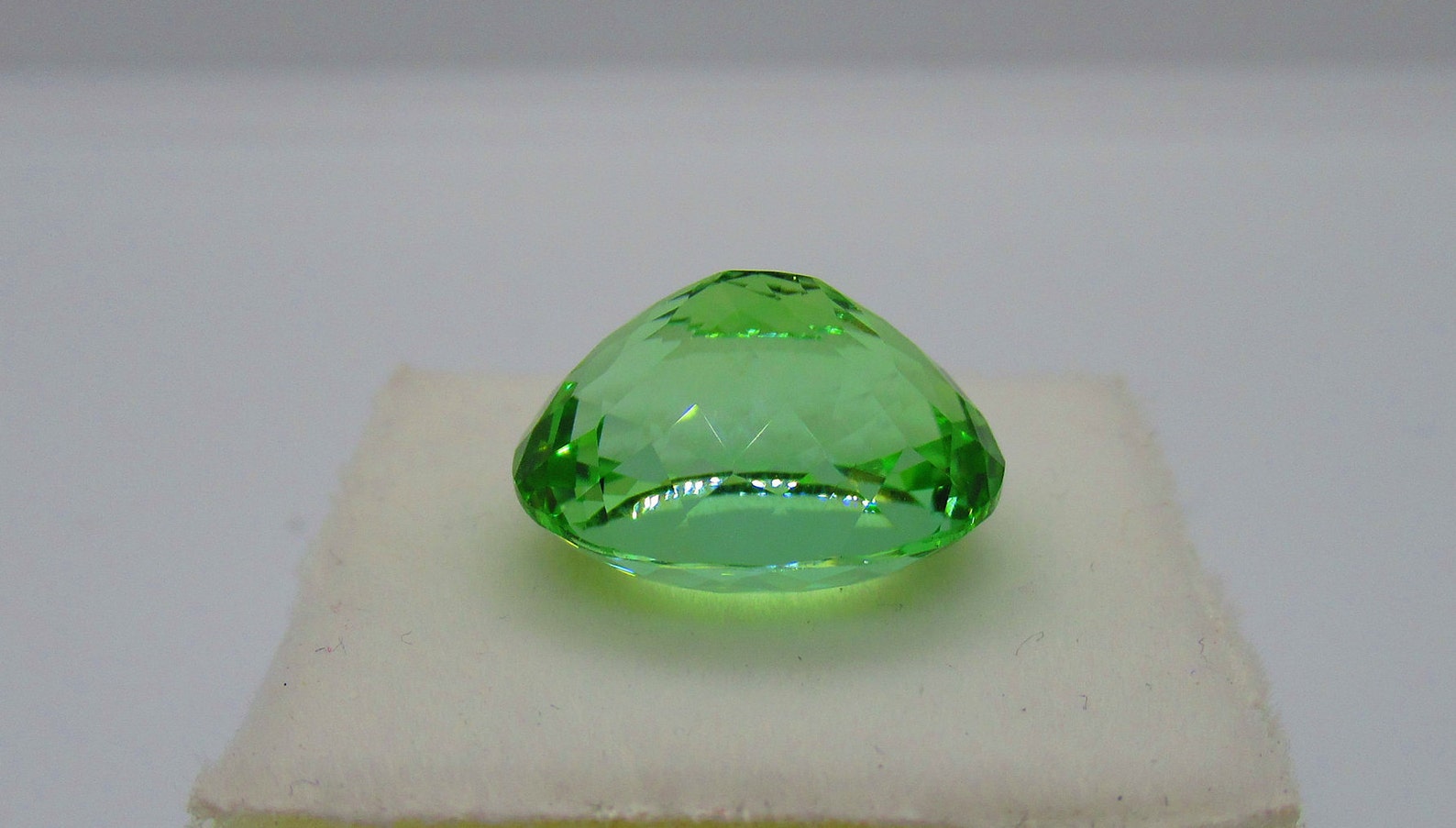 Mint Green Congolese Tourmaline, 12.94 Ct. Amazing Oval Cut From the ...
