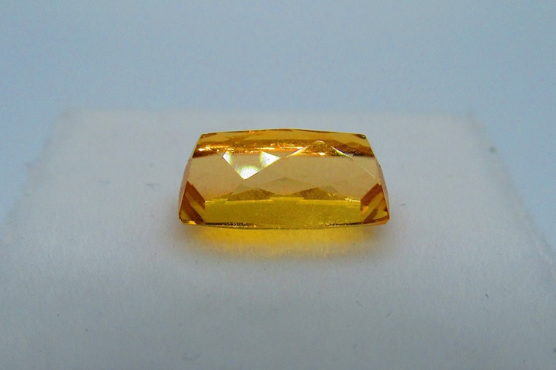 Imperial Topaz, Antique Cushion Cut. 3.71 Ct. Ouro Preto, Brazil. Loose ...