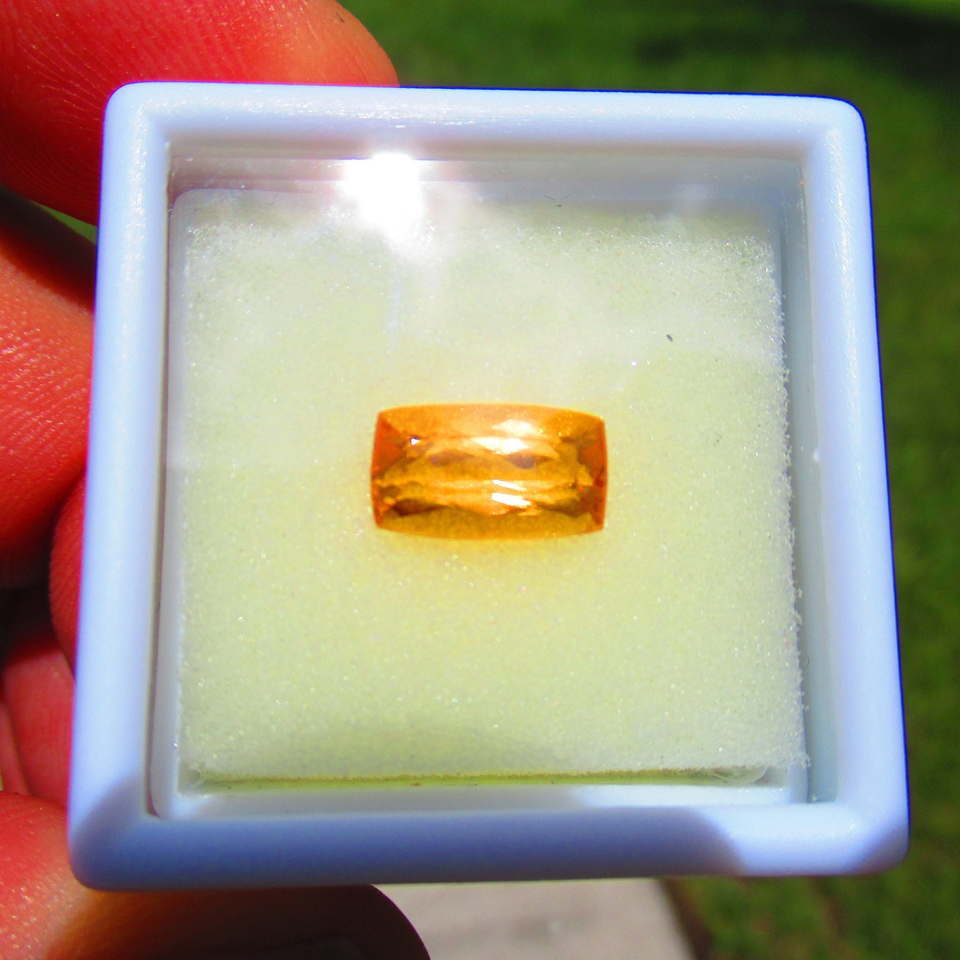 Imperial Topaz, Antique Cushion Cut. 3.71 Ct. Ouro Preto, Brazil. Loose ...