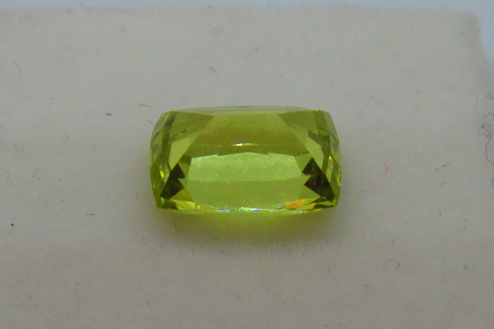 Golden Yellow Hyacinth Zircon, Tanzania. 4.38 Ct. Cushion Cut. Loose ...