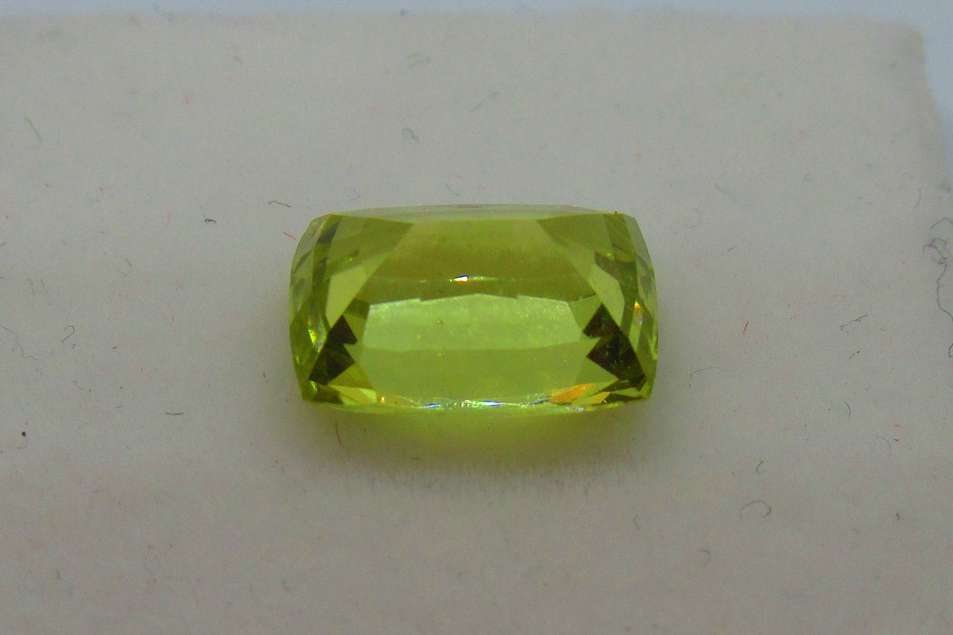 Golden Yellow Hyacinth Zircon, Tanzania. 4.38 Ct. Cushion Cut. Loose ...