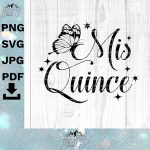 Mis Quince , XV, Png , Svg, Jpg, Pdf, Digital Download - Etsy