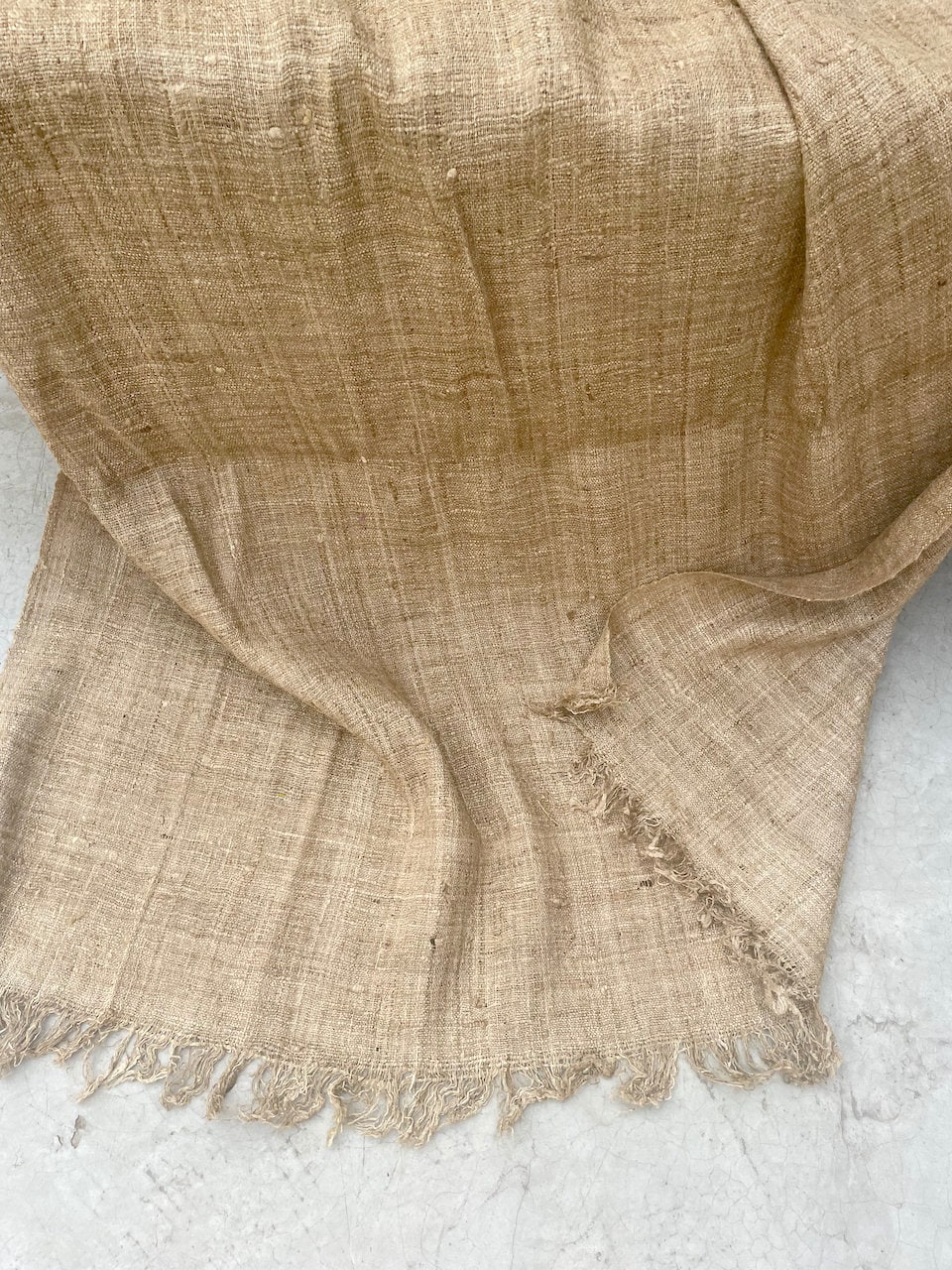 Handwoven Muga Ghicha Silk Yardage / Fabric Width 36" From Assam ...