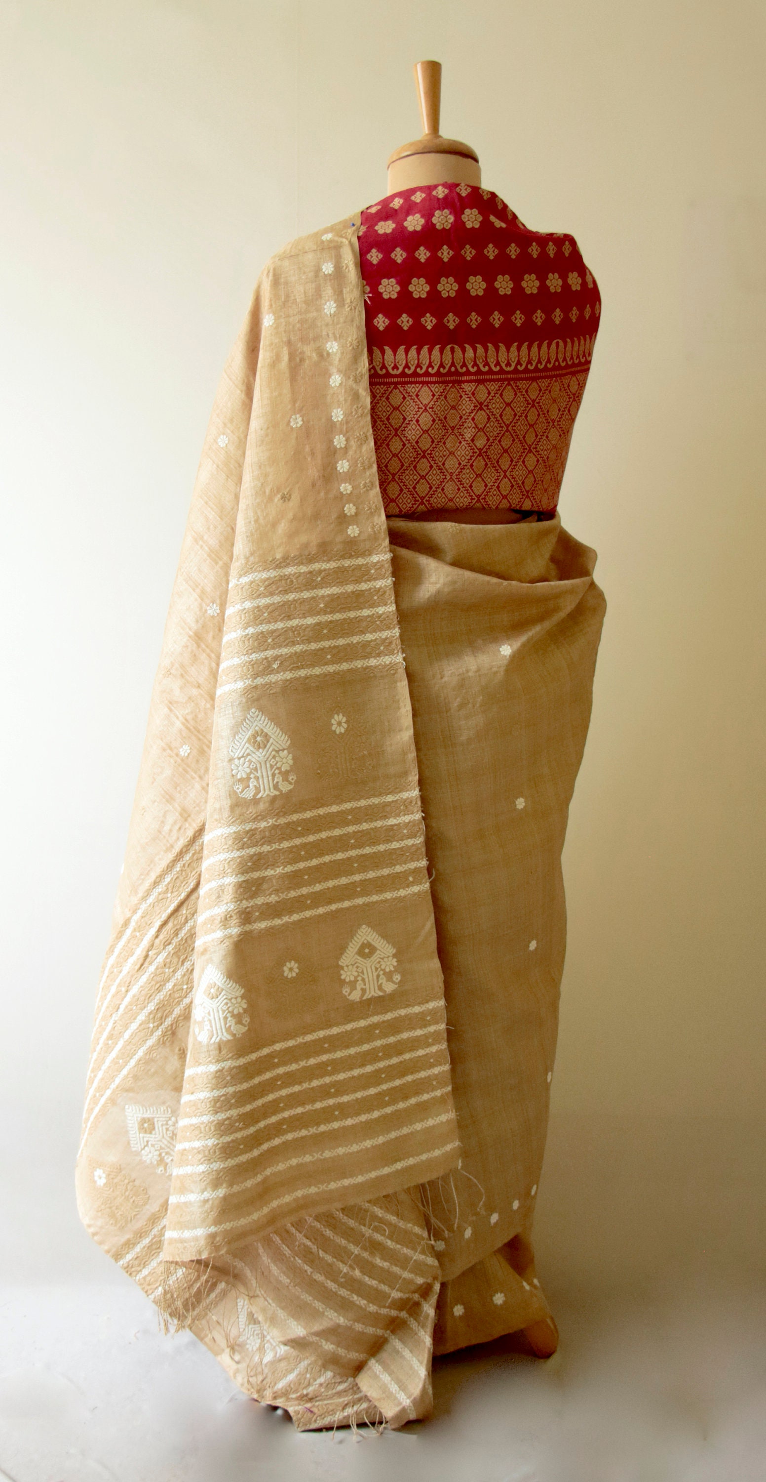 Handloom Authentic Muga Silk Sari From Assam , India - Etsy