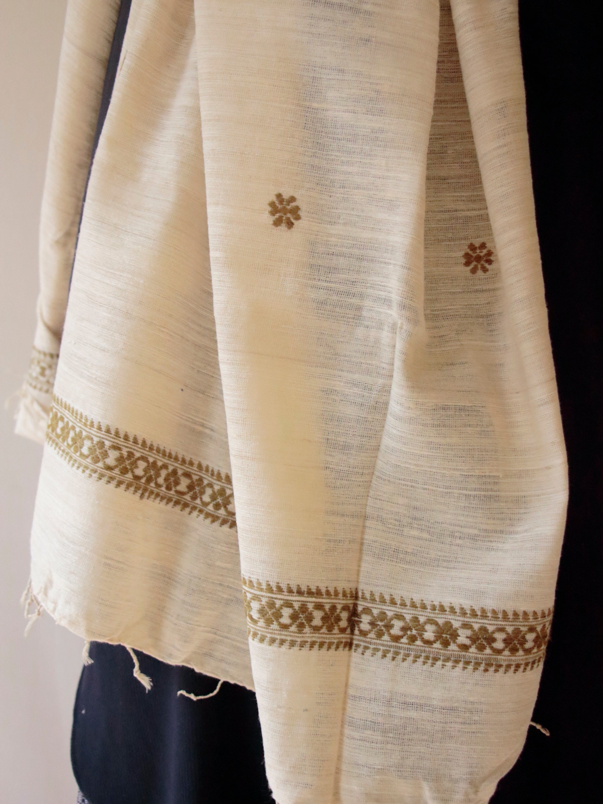 Handloom Hand Spun Eri Silk Shawl From Assam , India - Etsy