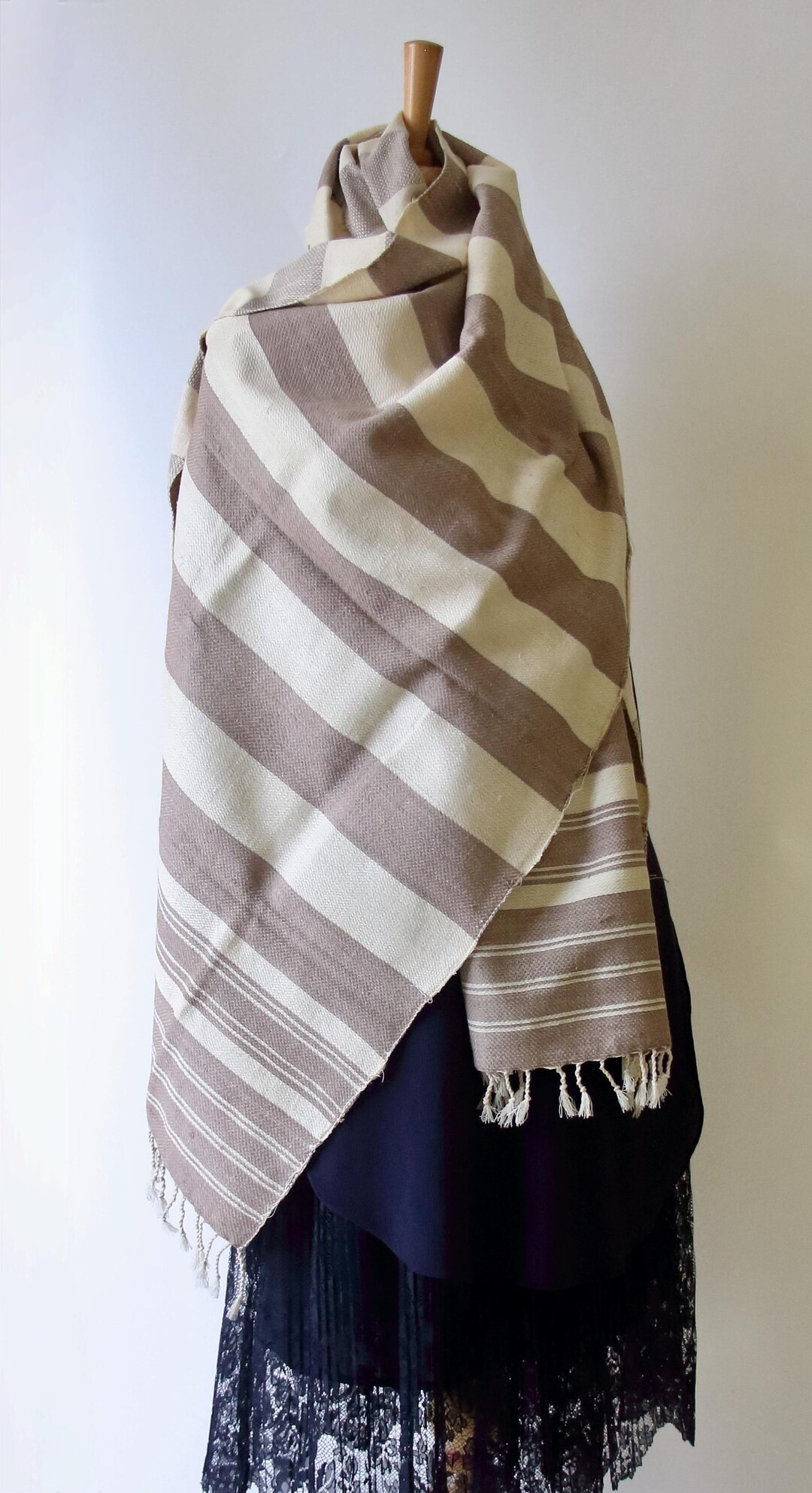 Textured Twill Handwoven Eri Silk Shawl From Assam , India - Etsy
