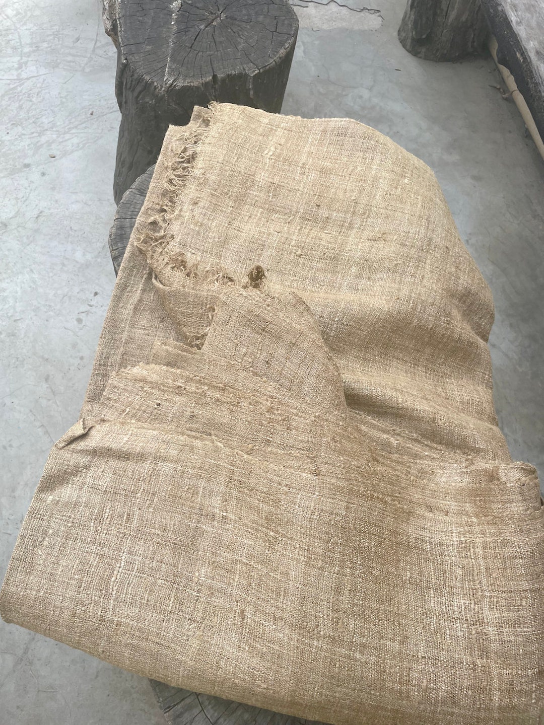 Handwoven Muga Ghicha Silk Yardage / Fabric Width 36" From Assam ...