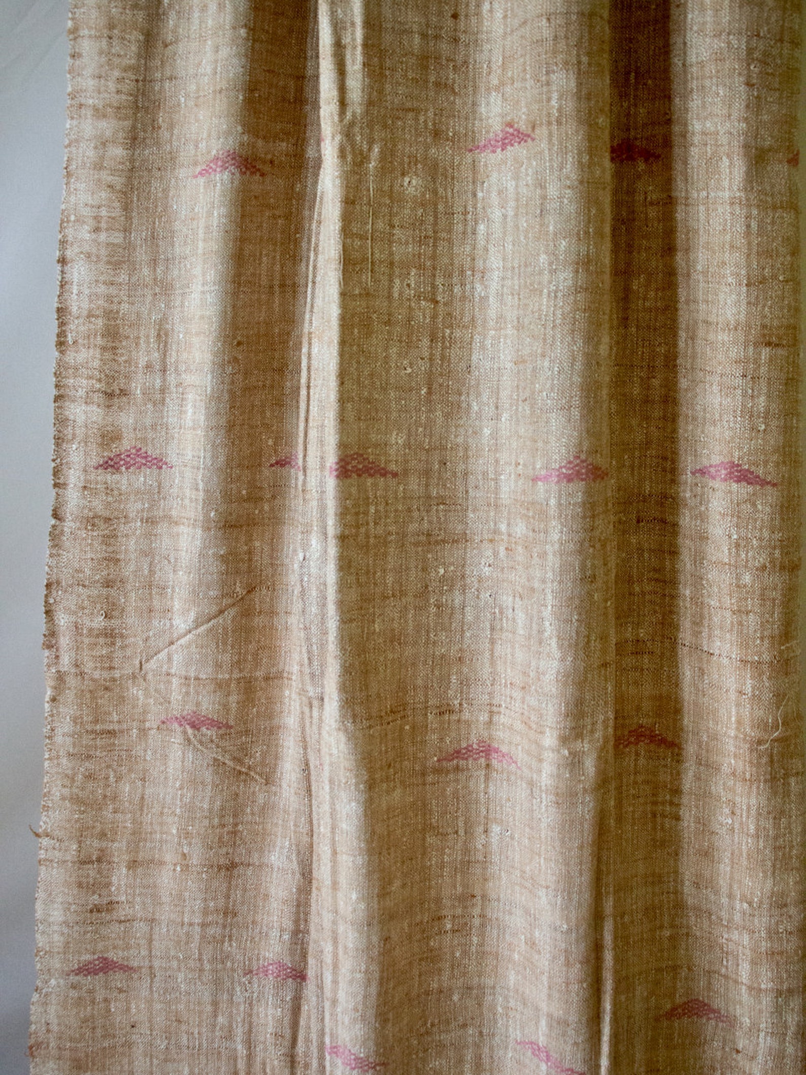 Natural Dyed Handspun / Handwoven Eri Silk Fabric by Yard From Assam ...