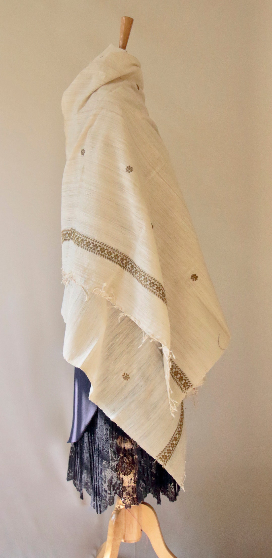 Handloom Hand Spun Eri Silk Shawl From Assam , India - Etsy