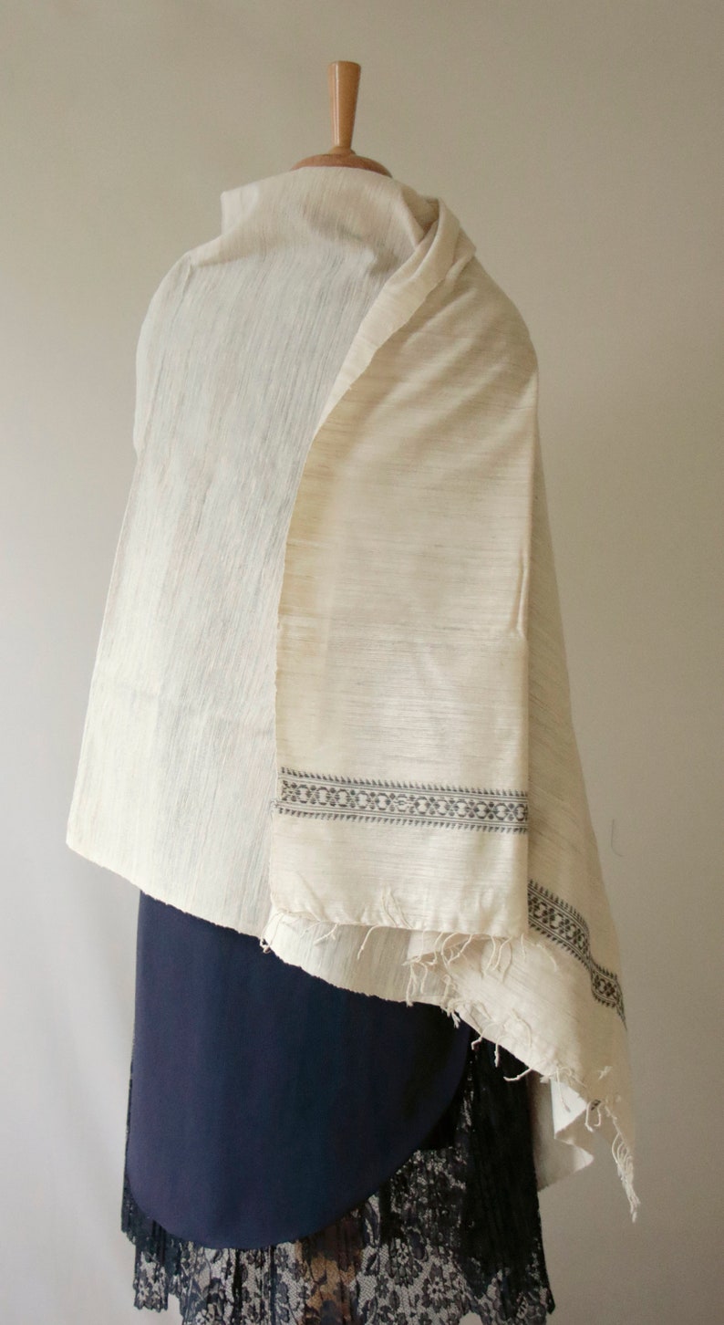 Handloom Hand Spun Eri Silk Shawl From Assam , India - Etsy