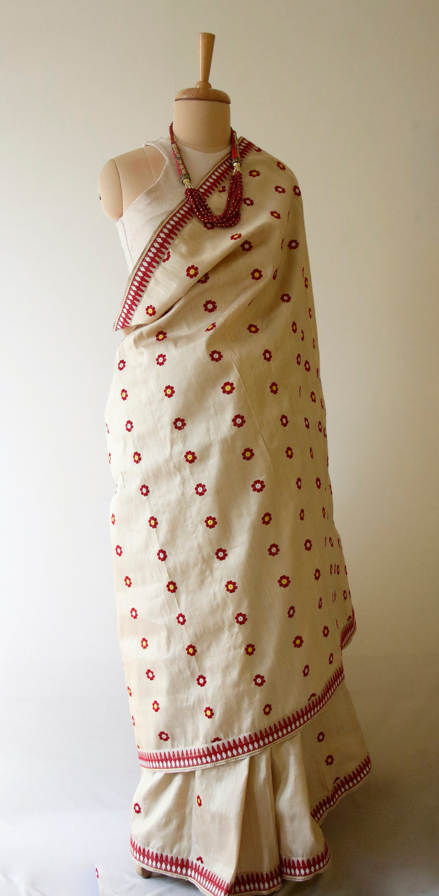 Handloom Authentic Muga Silk by Mulberry Silk Sari From Assam , India ...