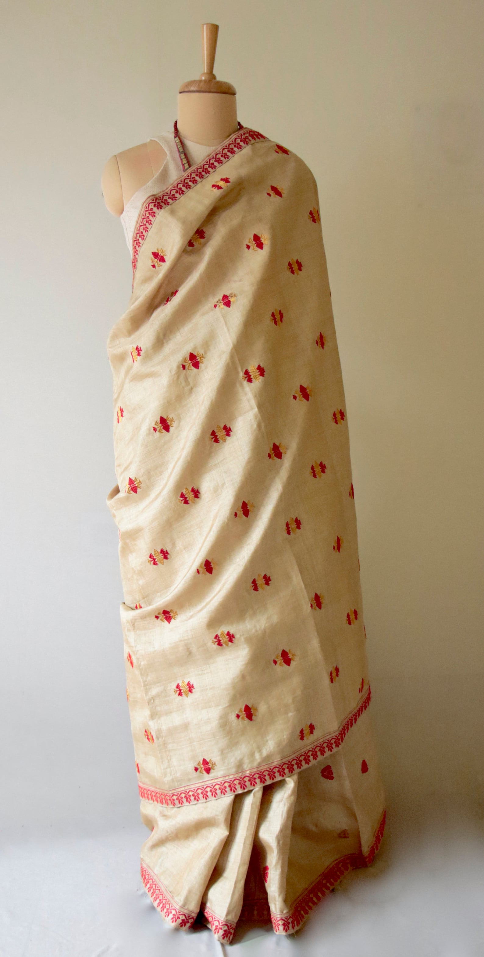 Handloom Classic Traditional Design Muga Silk Saree From Assam , India ...