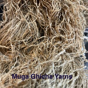 Extra Large Handwoven Hand Spun Muga Ghicha Silk Shawl From Assam ...