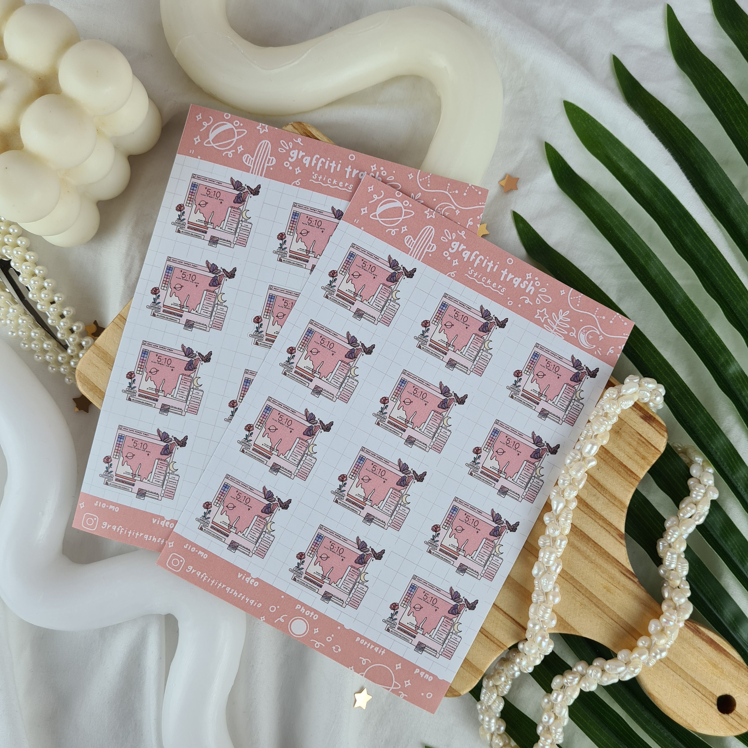 Love Yourself Lock Screen Sticker Sheet Stickers Journal - Etsy