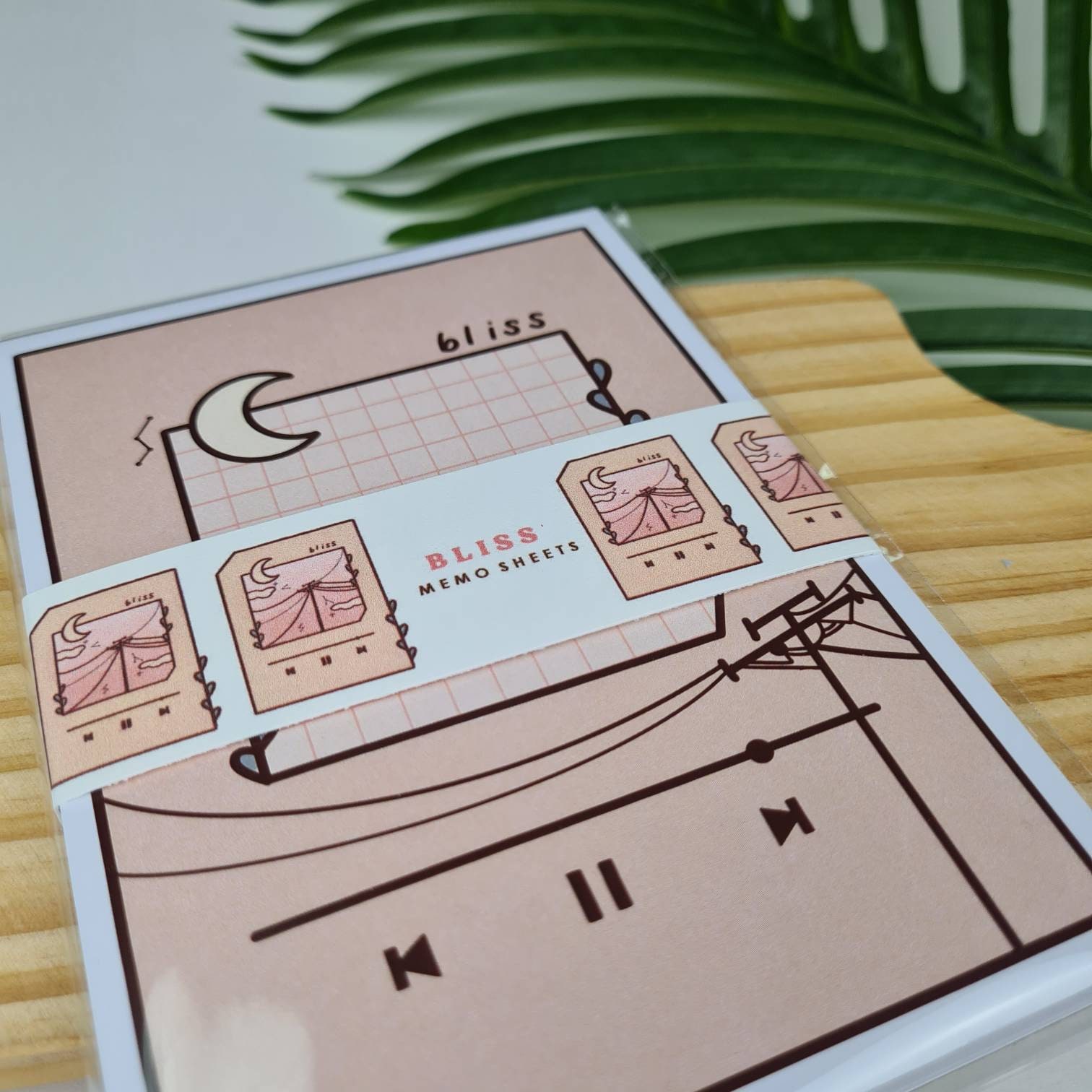 BLISS aesthetic Memo pad // aesthetic style | Etsy