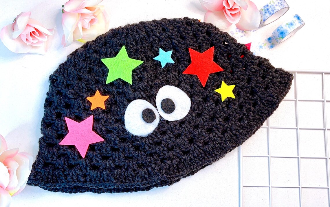 Soots Sprite Crochet Bucket Hat - Etsy