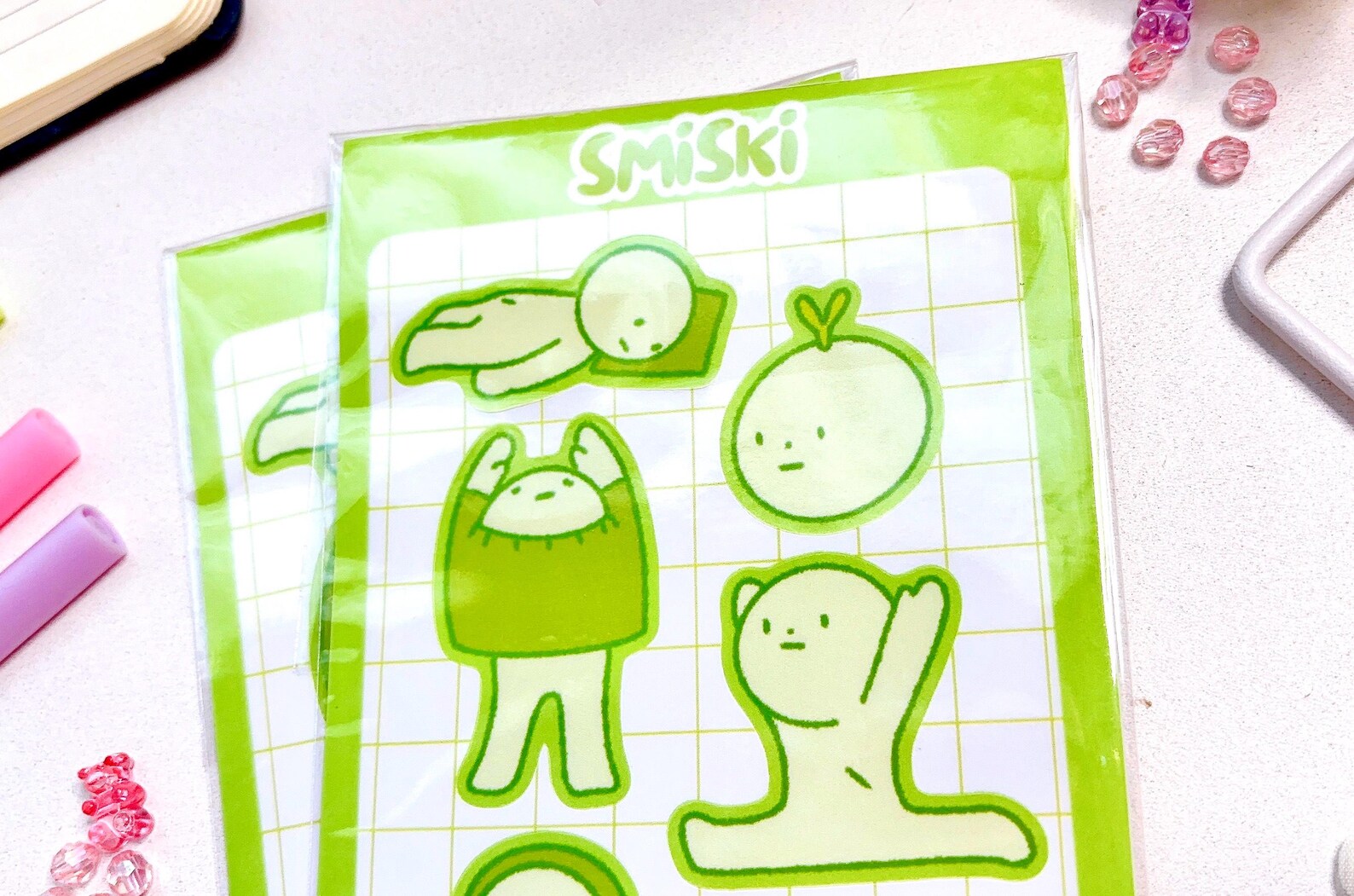 Smiski Sticker Sheet - Etsy