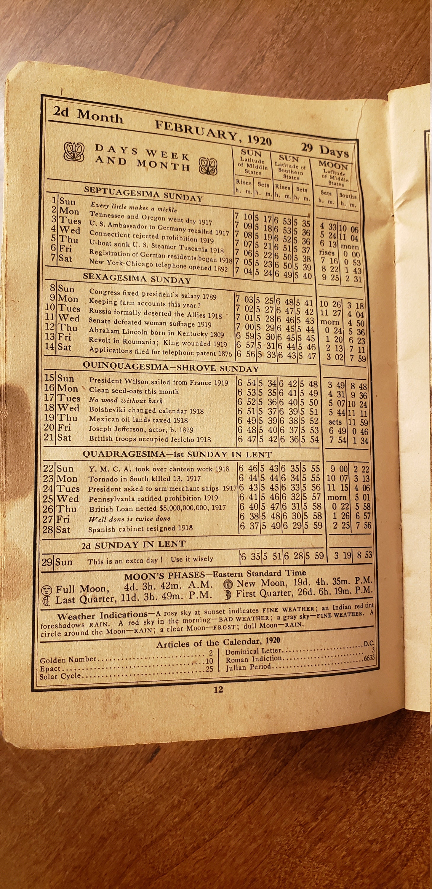 Poor Richard Almanac (revived) 1920 - Benjamin Franklin - Etsy