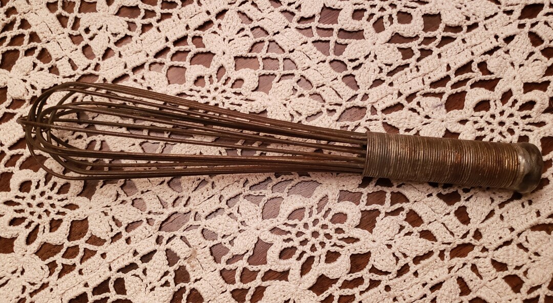 Rare Antique Wire Hand Whisk - Etsy
