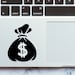 Cash Money Bag Hustle Vinyl Sticker Decal for Laptops, Phones, Cars ...
