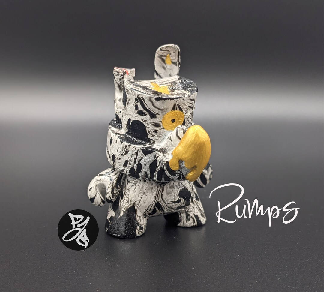 Rumps - Custom Painted & Designed Kidrobot Fatcap Vinyl Toy - Etsy