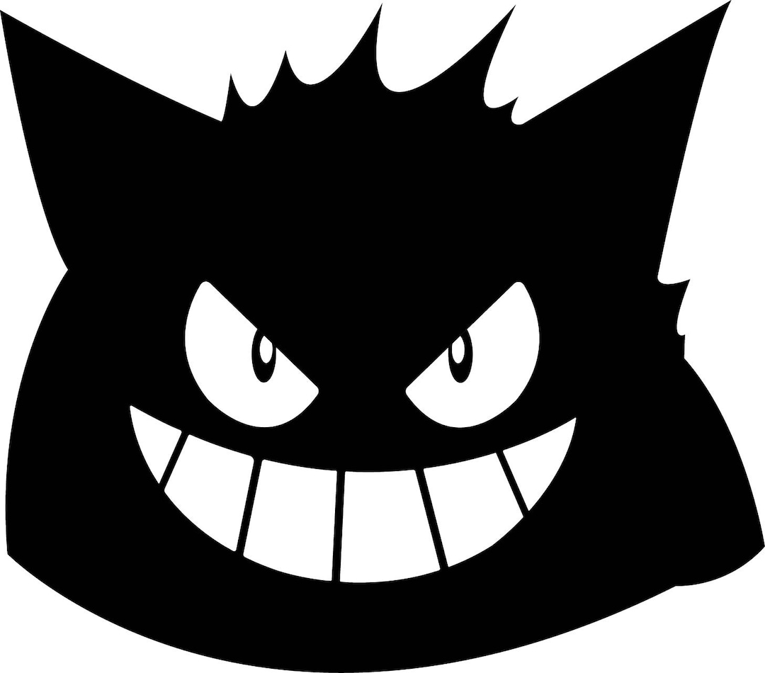 Gengar Peeker Vinyl Sticker Decal for Laptops, Phones, Cars, & More - Etsy